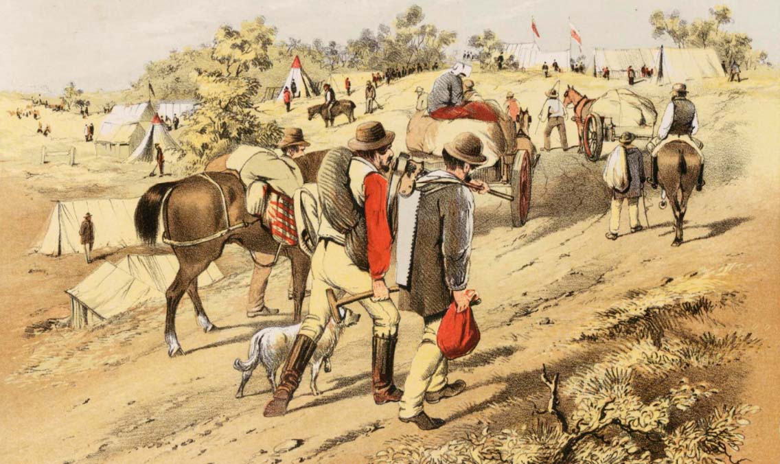 Gold rush | National Library of Australia (NLA)