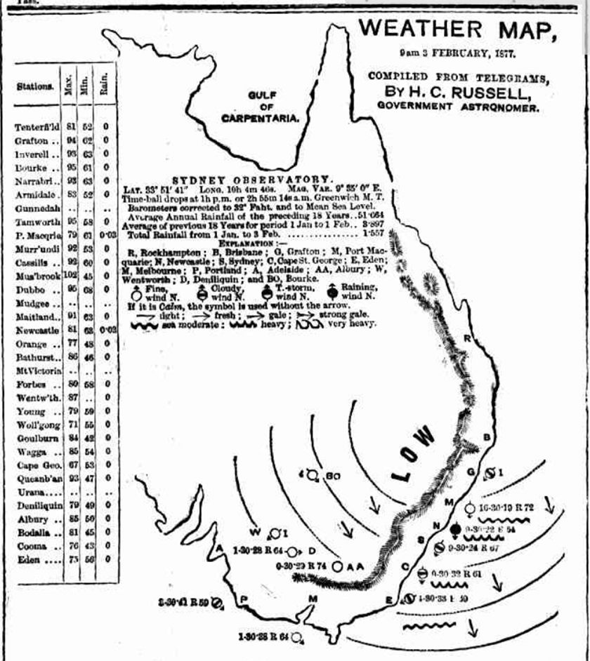 Mapping weather | National Library of Australia (NLA)