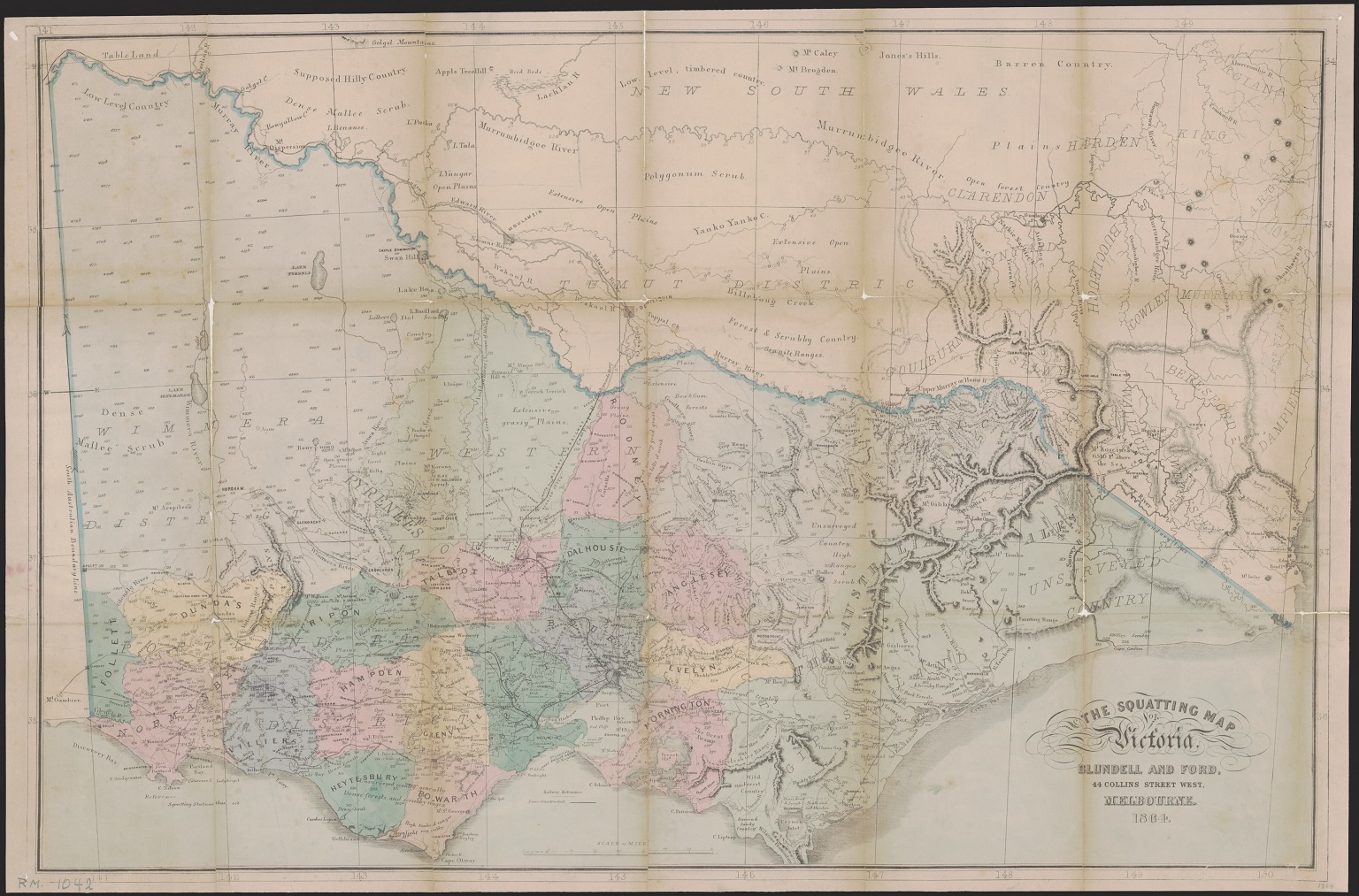 Pastoral or squatting maps | National Library of Australia (NLA)